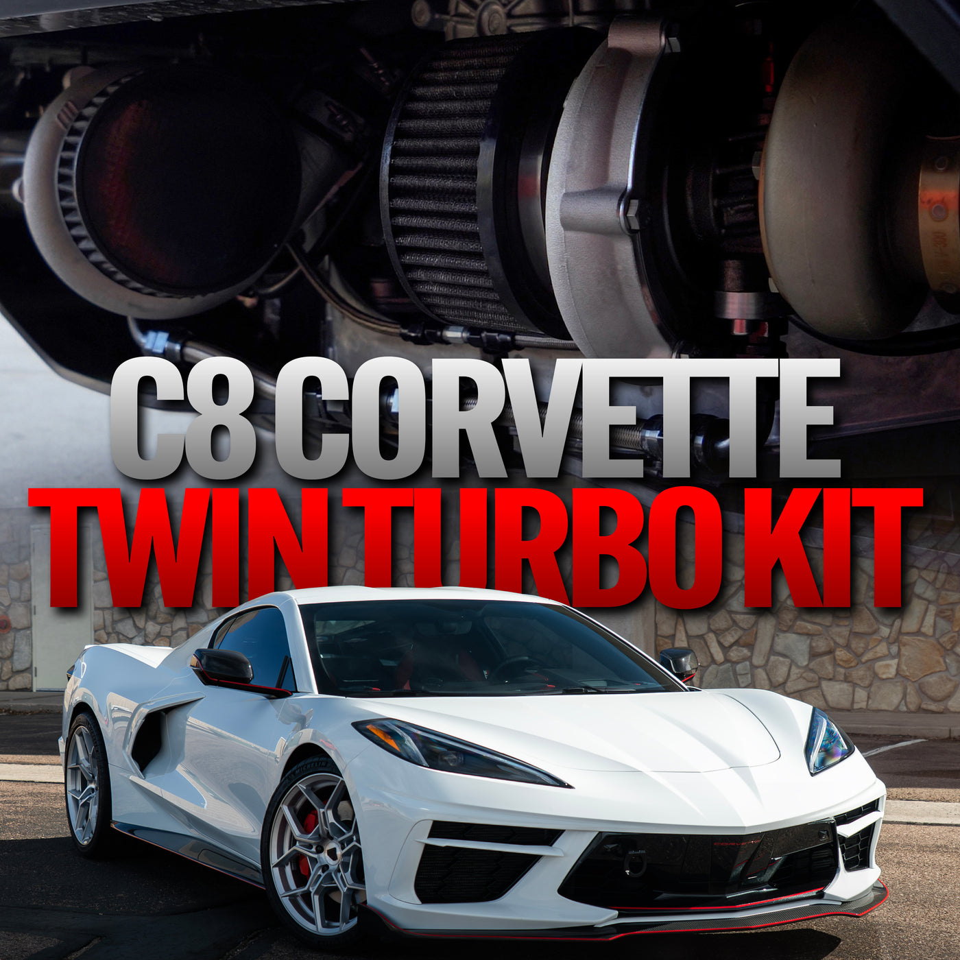 C8 Chevy Corvette Twin Turbo kit